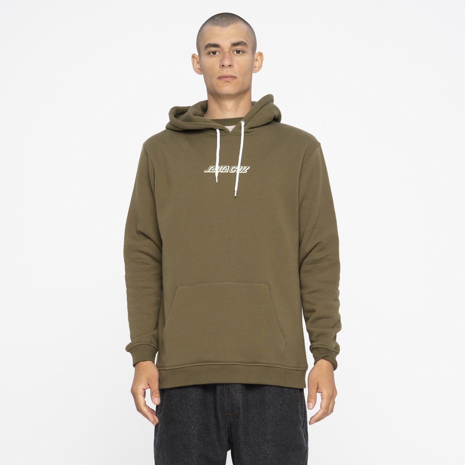 SANTA CRUZ - COSMIC BONE HAND HOOD - UNIFORM GREEN – Marcel Skateshop