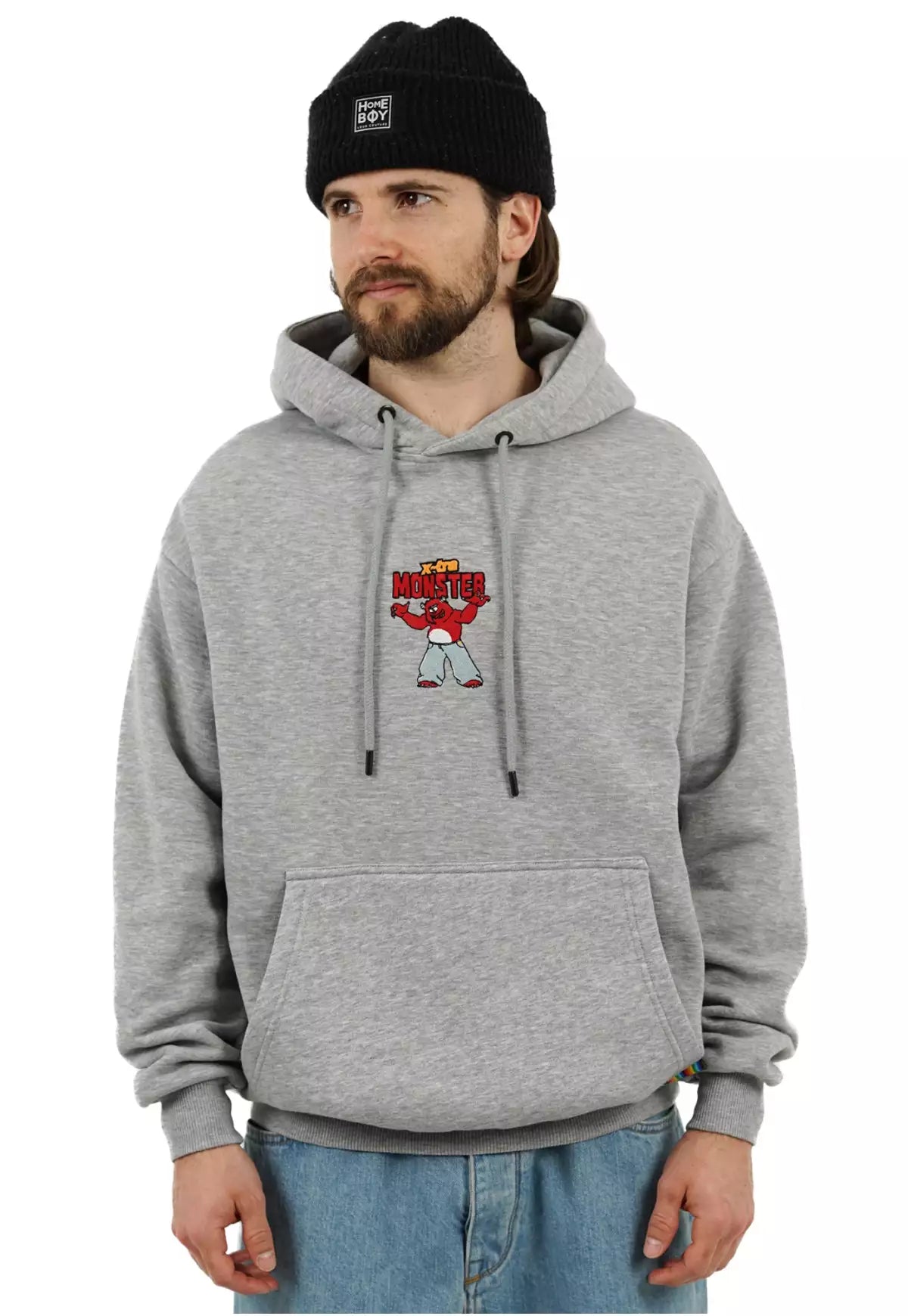 HOMEBOY - MONSTER HOOD - HEATHER GREY – Marcel Skateshop